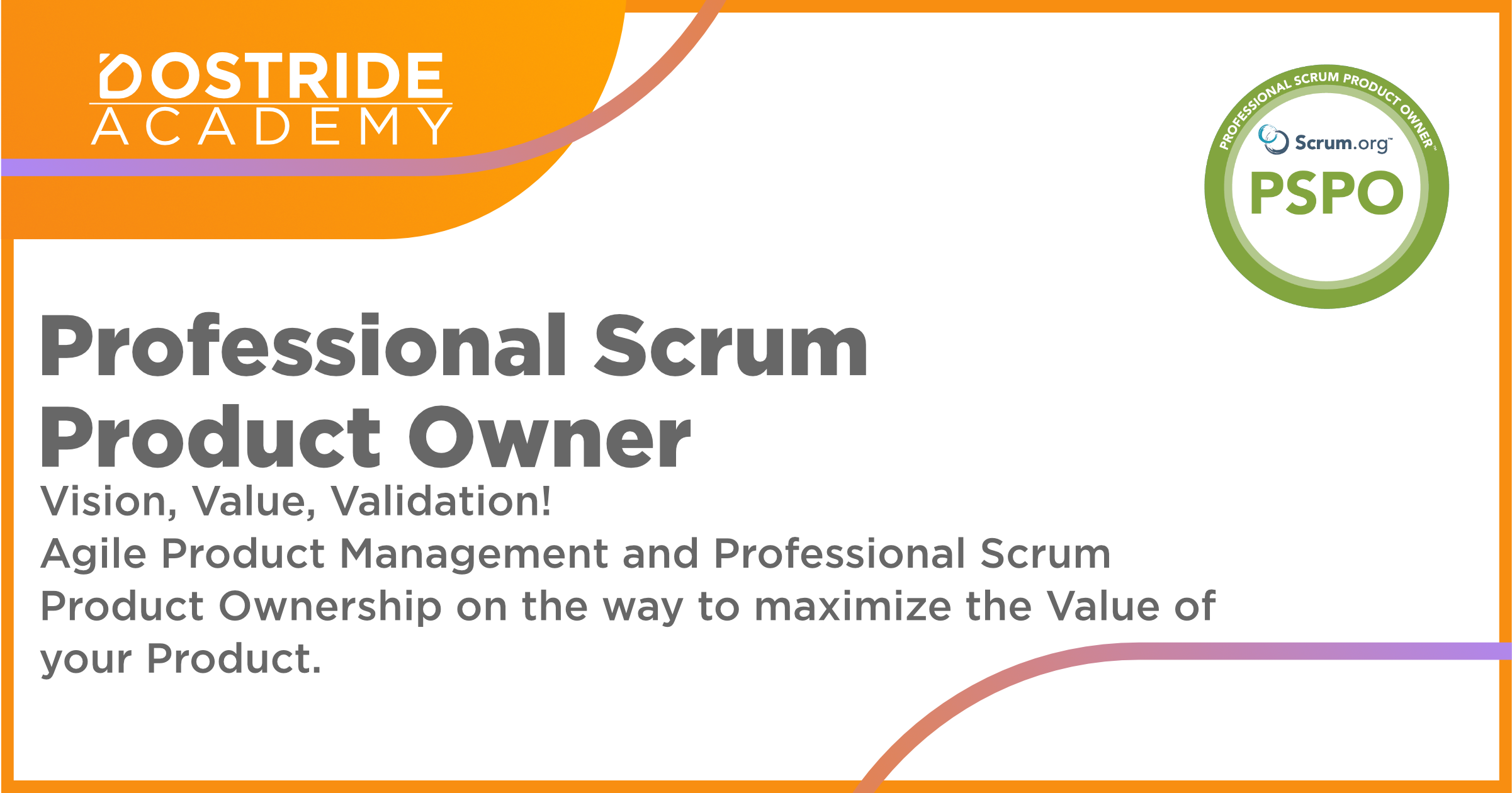 Professional Scrum Product Owner | Scrum.org
